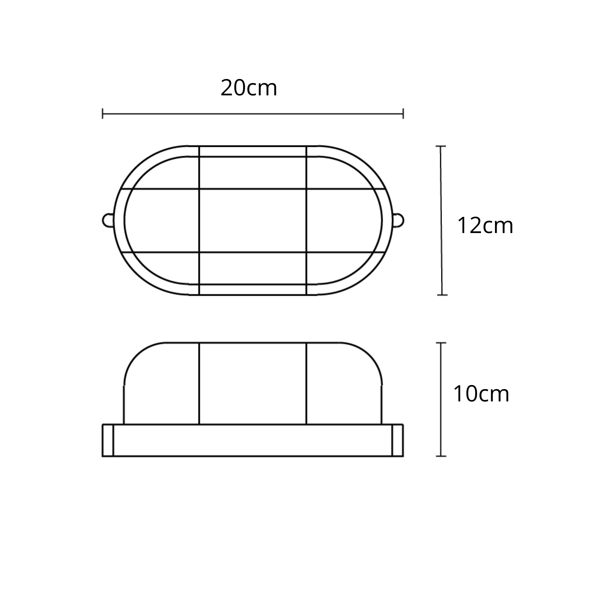 Arandela Tartaruga Luminária Externa E27